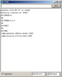Connecting 2 Arduinos by Bluetooth using a HC-05 and a HC-06: Pair ...