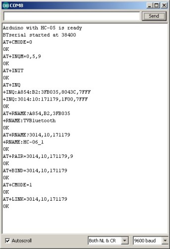 Connecting 2 Arduinos By Bluetooth Using A Hc 05 And A Hc 06 Pair Bind And Link Martyn Currey