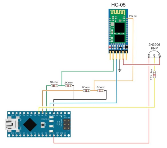 아두이노 > Arduino with HC-05 (ZS-040) Bluetooth module – AT MODE ...