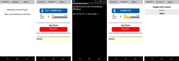 Bluetooth Control Panel – Martyn Currey