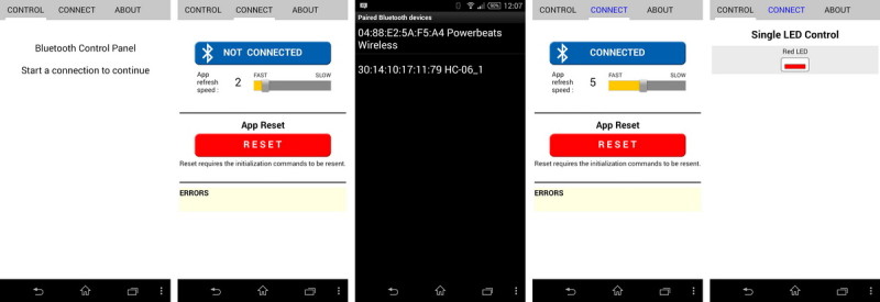 Bluetooth Control Panel – Martyn Currey
