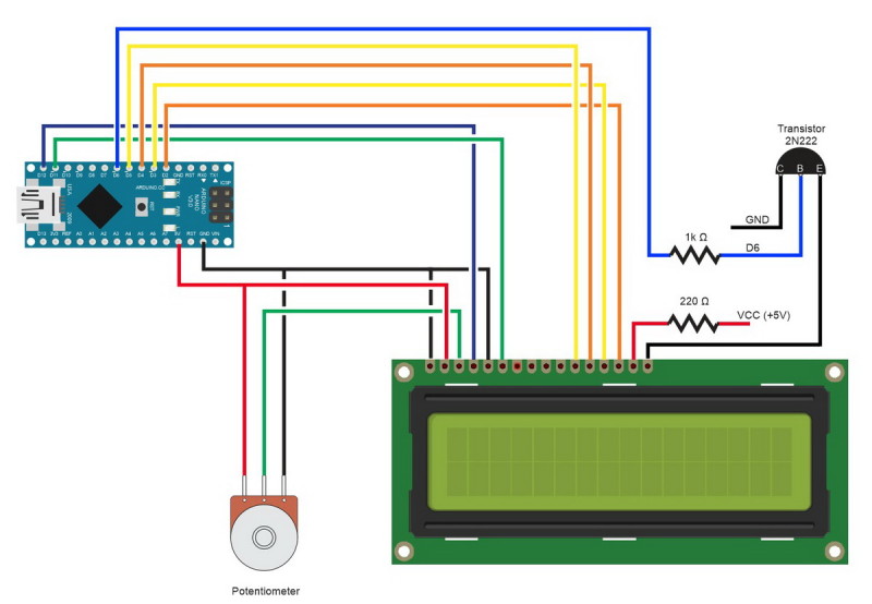 Arduino with HD44780 based Character LCDs | Martyn Currey