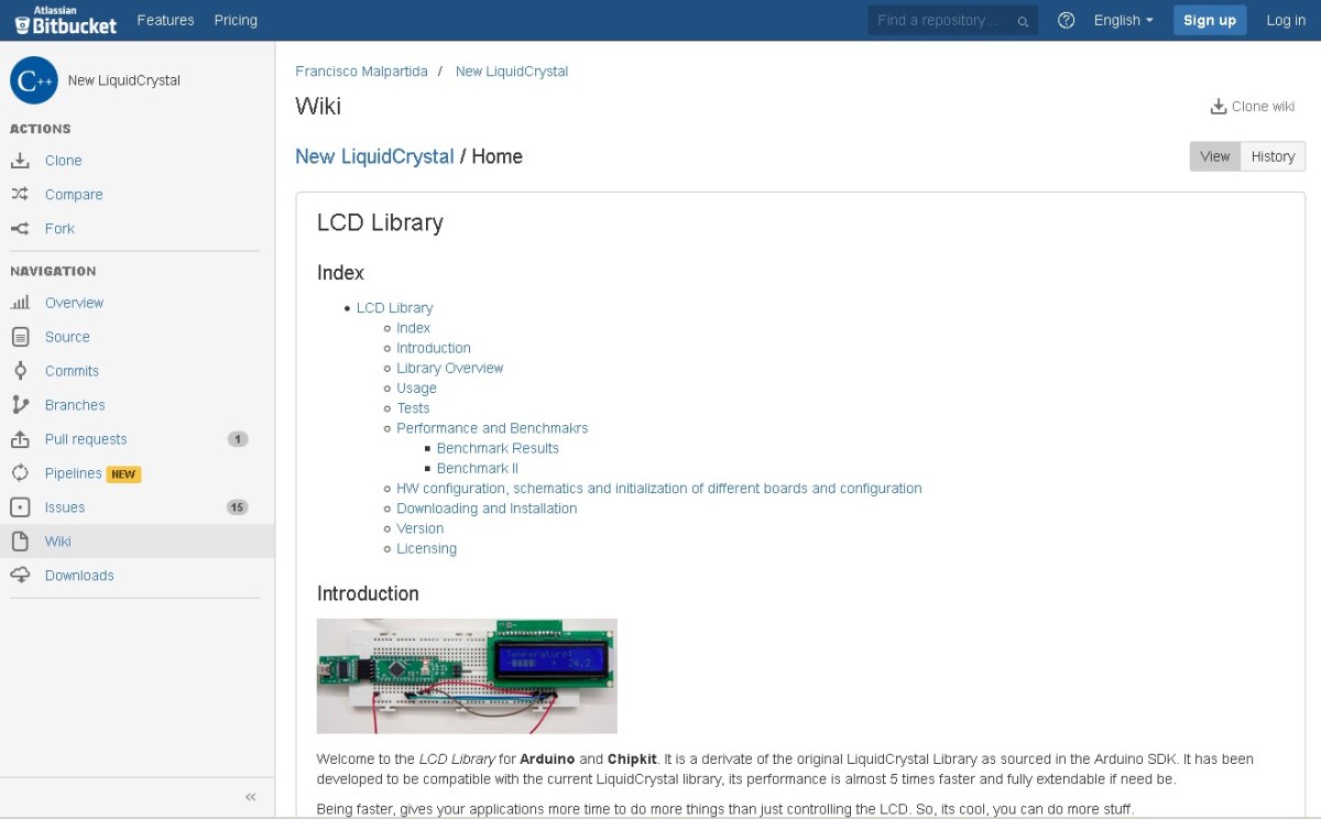 Arduino with HD44780 based Character LCDs – Martyn Currey