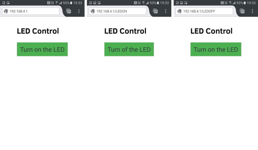 ESP8266 and the Arduino IDE Part 2: Control an LED from a web page ...