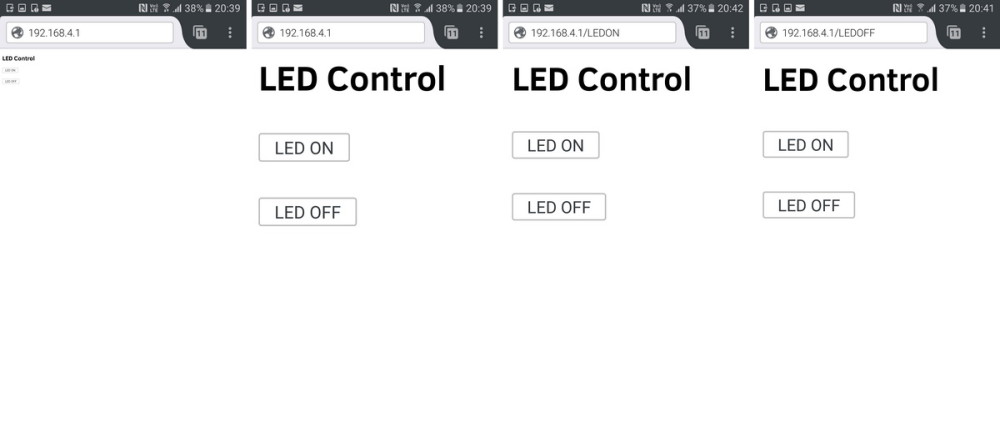 ESP8266 and the Arduino IDE Part 2: Control an LED from a web page ...