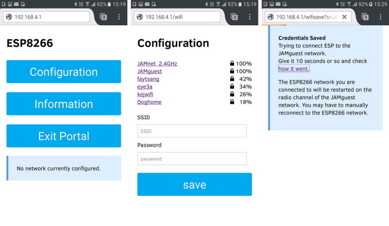 ESP8266 and the Arduino IDE Part 5: adding wifiManager – Martyn Currey