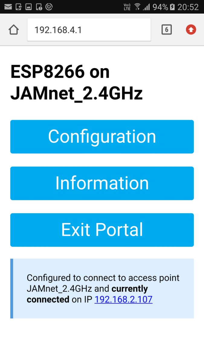 ESP8266 and the Arduino IDE Part 5: adding wifiManager – Martyn Currey