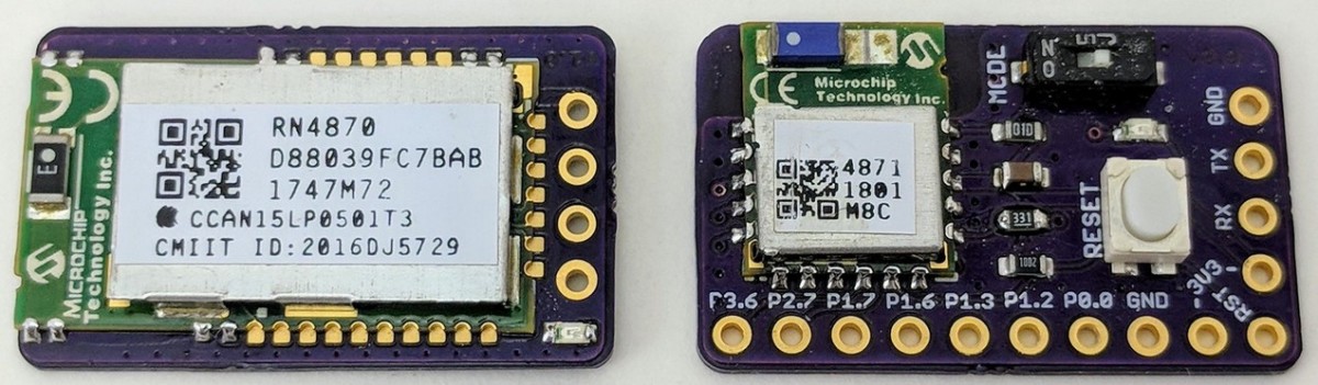 Arduino with RN4870/1 – Martyn Currey