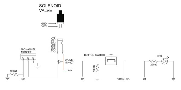 Controlling a Solenoid Valve from an Arduino. Updated. – Martyn Currey
