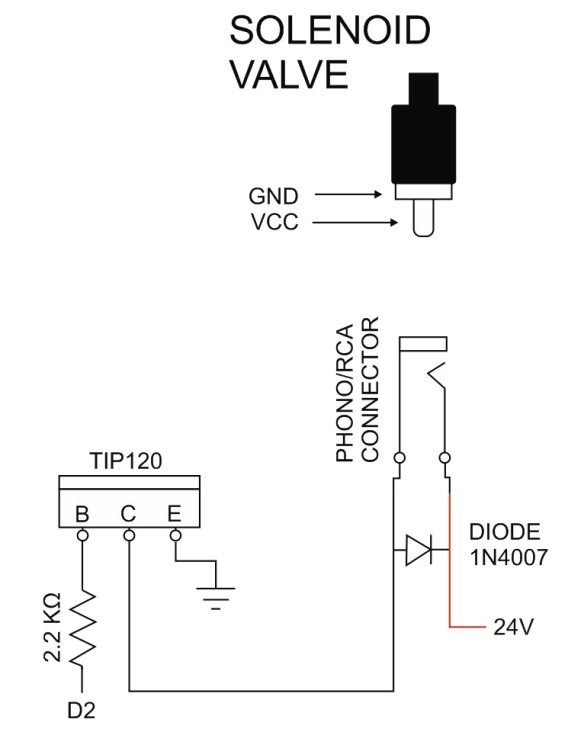 Controlling a Solenoid Valve from an Arduino. Updated. – Martyn Currey