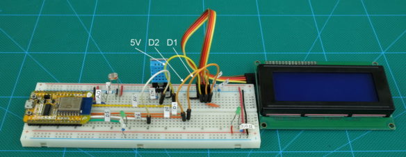 ESP8266 and the Arduino IDE Part 10c: IOT Website. Add a LCD – Martyn Currey