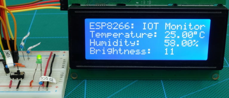 Esp8266 And The Arduino Ide Part 10d Iot Monitor Final Project