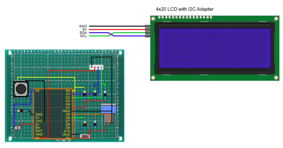 ESP8266 and the Arduino IDE Part 10d: IOT Monitor. Final Project | Martyn Currey