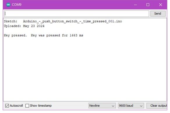 Arduino. Time A Push Button Switch – Martyn Currey