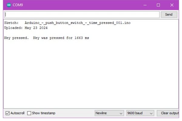 Arduino. Time A Push Button Switch – Martyn Currey