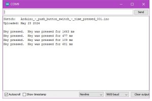 Arduino. Time A Push Button Switch – Martyn Currey